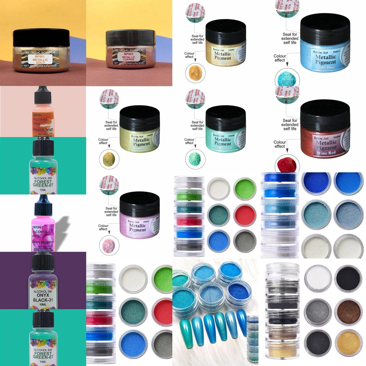 Pigments & Mica Powder & Ink – Suhani Resin Store