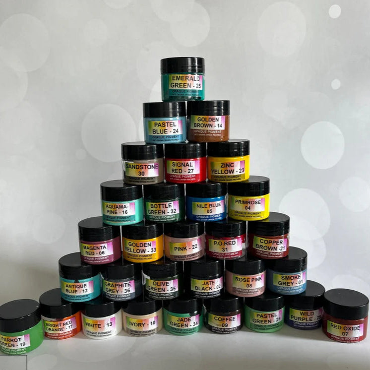 30 Opaque Resin Pigment Colors Set Combo – Suhani Resin Store